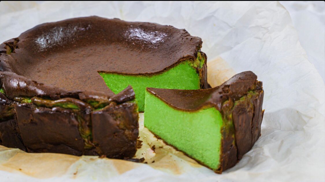 4"pandan cheesecake