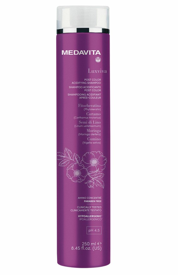 Medavita Luxviva - Post Color Acidifying Shampoo pH 4.5